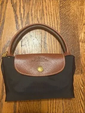 Longchamp | Bags | Longchamp Mini Black Le Pliage Type S Bag | Poshmark